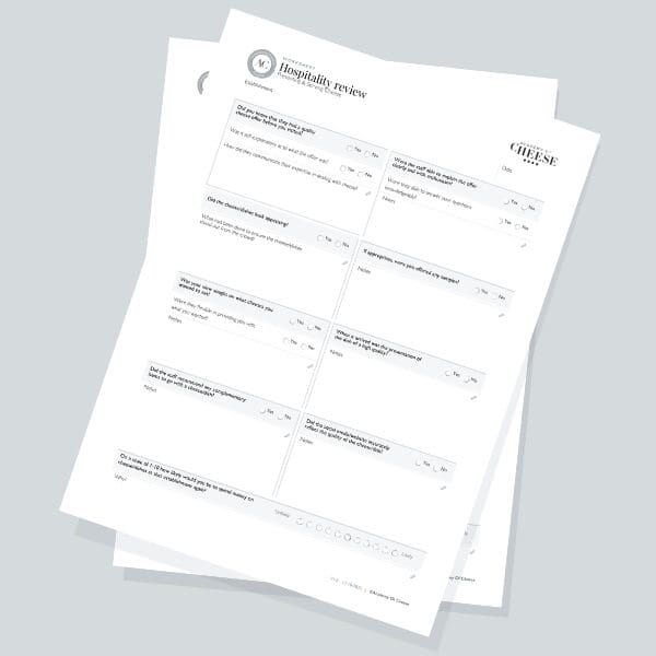 Presenting & Serving Hospitality Review - Academy Of Cheese